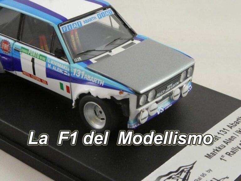 Fiat 131 Abarth 1981 Trofe'u 1:43 RRAL95 - Modellini Rally Diecast