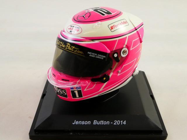 Helmet Jenson Button 2014 Spark Model 1:5 SPARKED51 - Modellini F1 Diecast