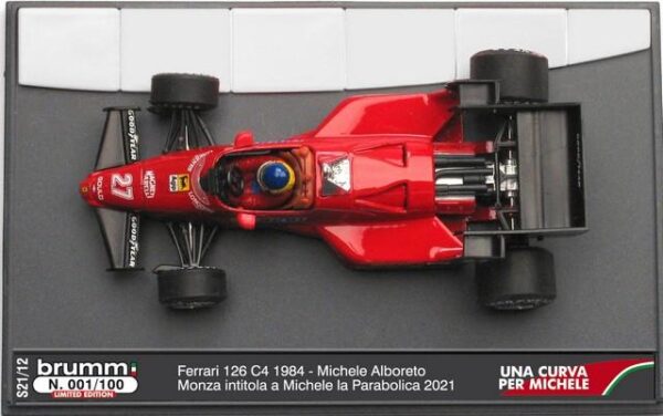 Ferrari 126 C4 1984 - Una Curva Per Michele Brumm 1:43 S21/12 ...