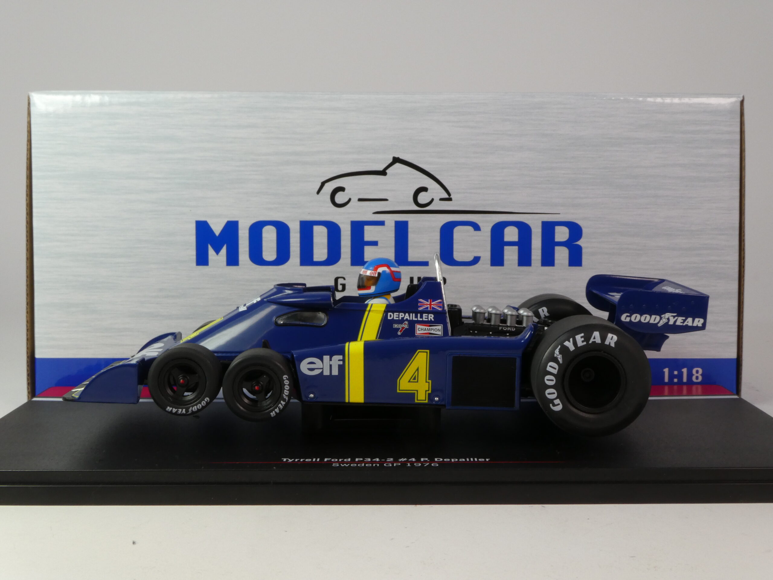 Tyrrell Ford P34-2 1976 Modelcar 1:18 MCG18615F - Modellini F1 Diecast